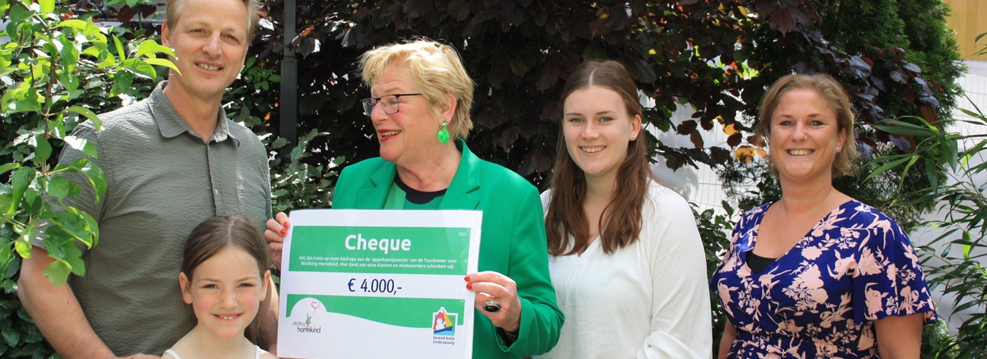Stichting Hartekind ontvangt € 4000,- In Hoorn